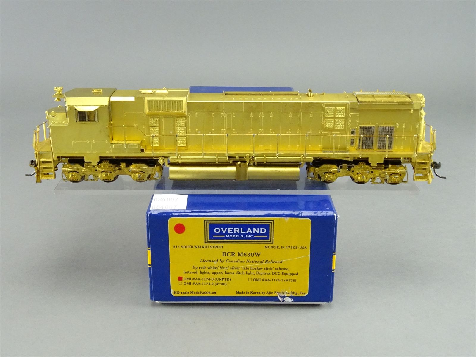 HO Brass Model - OMI AA-1174-0 BCR British Columbia Railway M630W ...