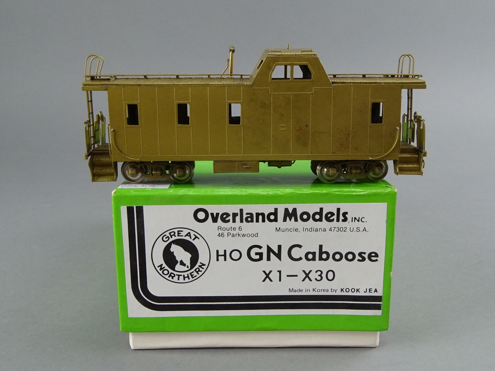 HO Brass Model - OMI 1105 GN Great Northern Caboose X1 - X30 - Unpainted