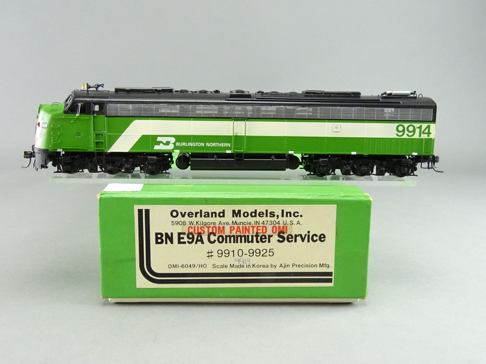 HO Brass Model - OMI 6049.1 BN Burlington Northern E9 E9A Commuter ...