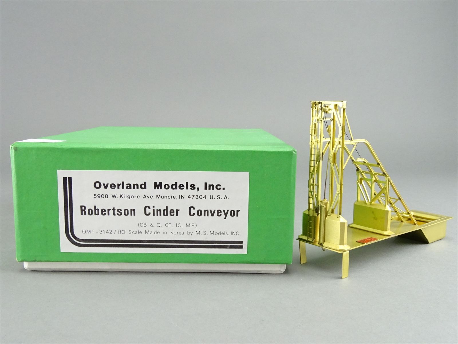 HO Scale Brass Model Structure - Overland OMI 3142 Robertson Cinder ...
