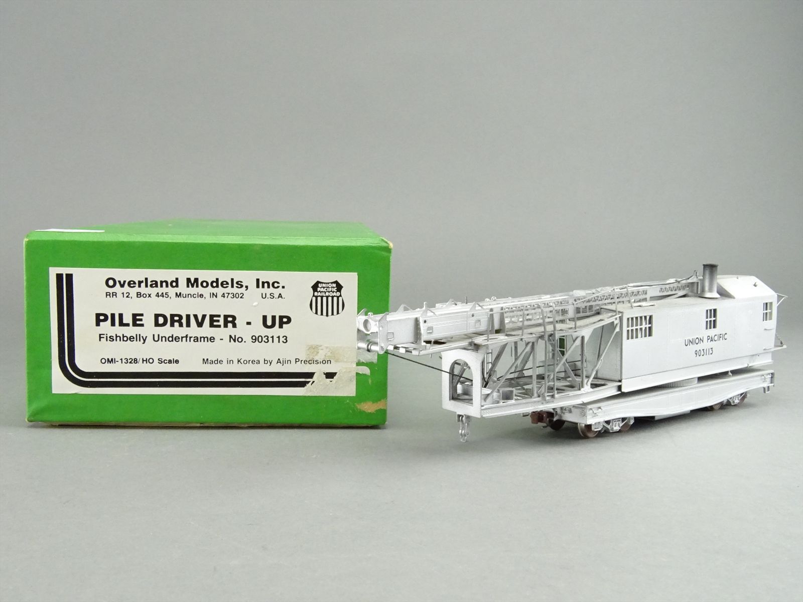 HO Brass Model - OMI 1328 UP Union Pacific Pile Driver Fishbelly ...