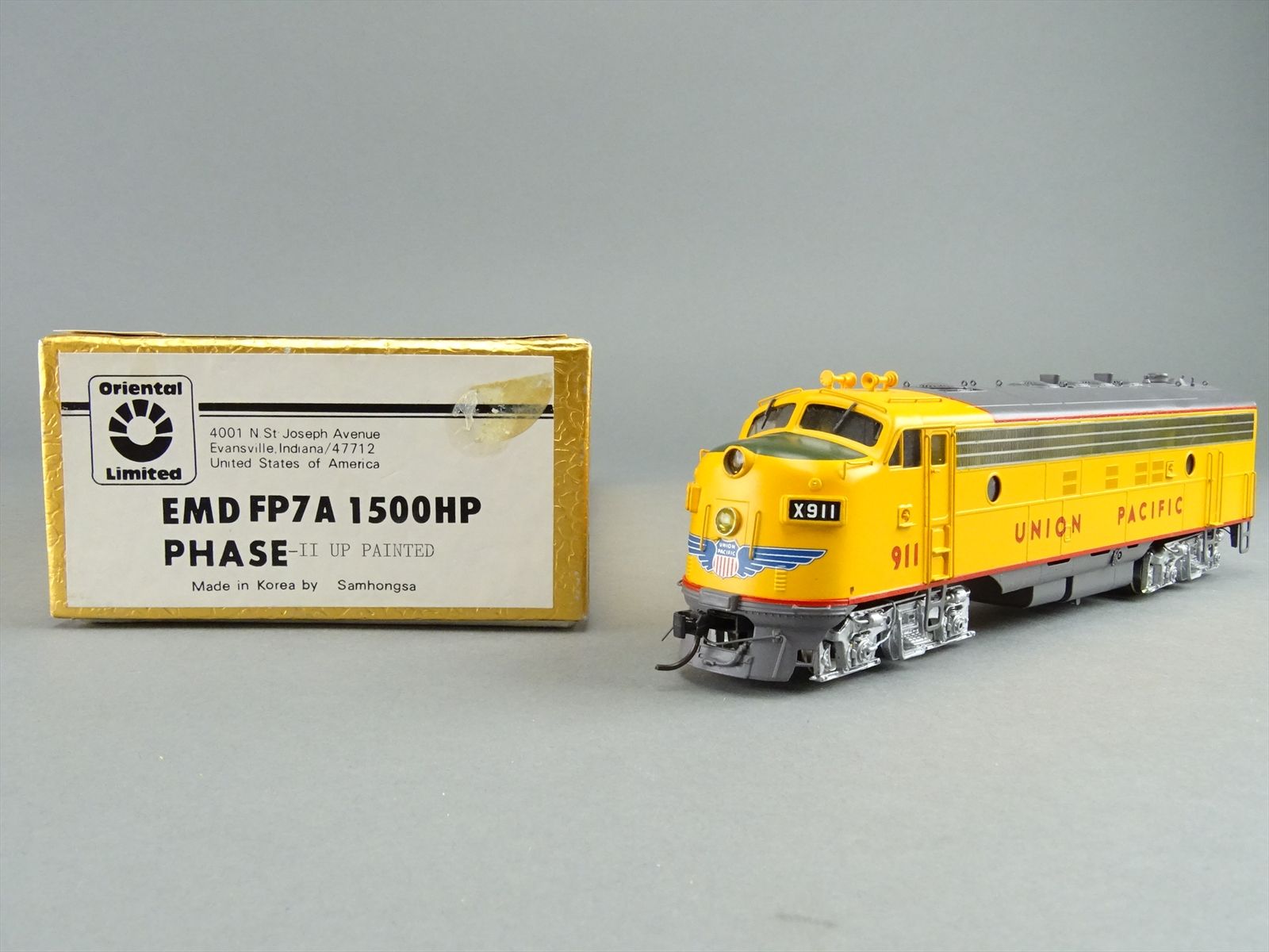 HO Brass Model - Oriental UP Union Pacific FP7 FP7A #911 Diesel - F/P