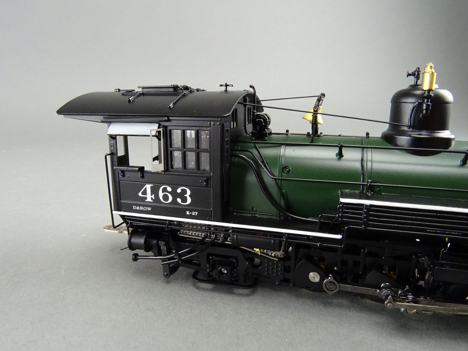 Sn3 Scale Brass Model Train - PBL D&RGW Rio Grande K-27 2-8-2 #463 ...
