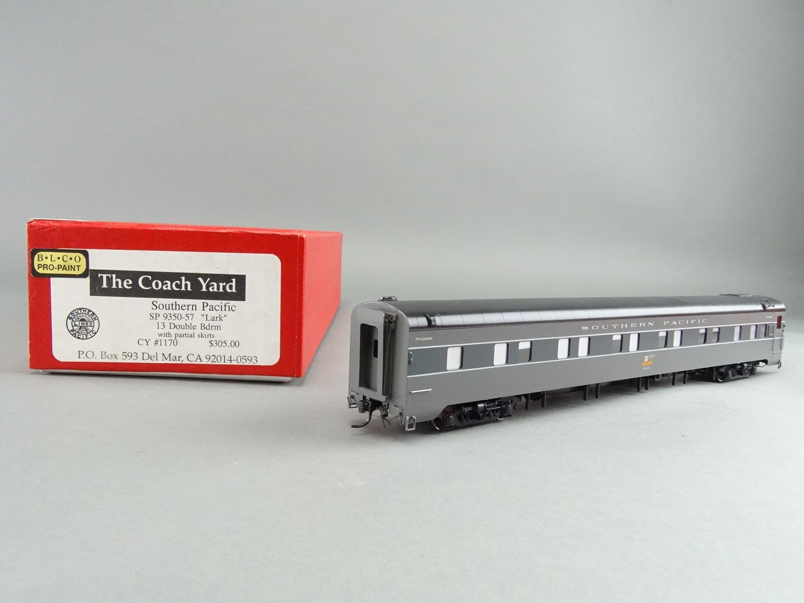 HO Brass Model - TCY 1170 SP Southern Pacific Lark 13 Double Bedroom ...