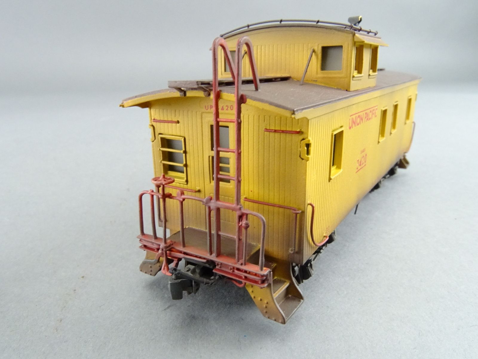 HO Brass Model - OMI 3928 LA&SL as UP Union Pacific Wood Caboose #3420 ...