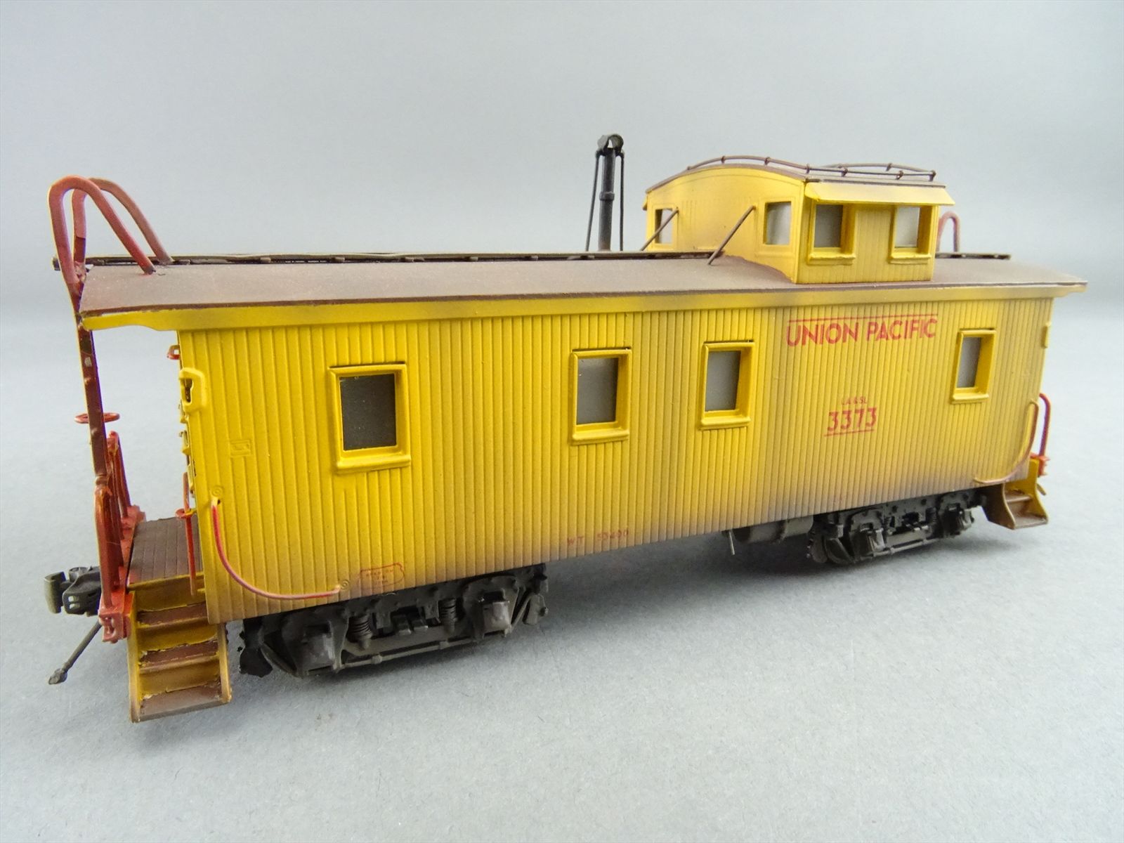HO Brass Model - OMI 3928 LA&SL as UP Union Pacific Wood Caboose #3373 ...