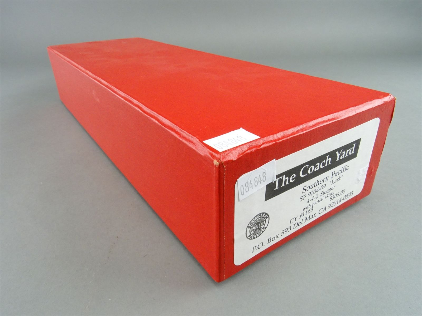 HO Brass Model - TCY 1163 SP Southern Pacific 4-4-2 Sleeper Lark #9109 ...