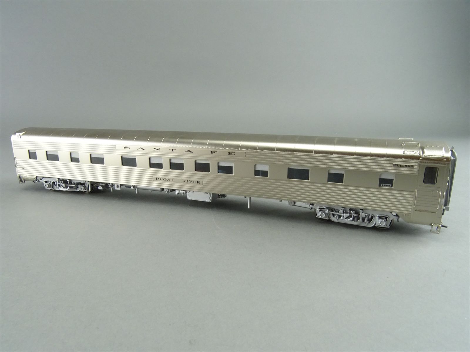 HO Brass Model Train TCY 1224.2 Coach Yard ATSF Santa Fe 4-4-2 Sleeper - Regal River