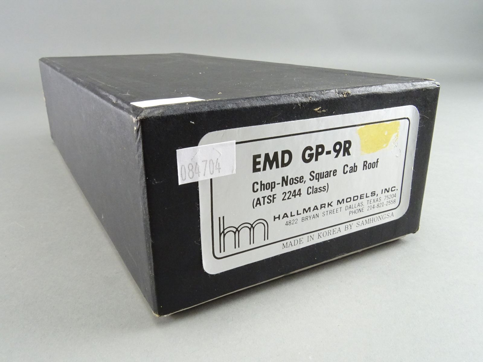 HO Brass Model - Hallmark AT&SF Santa Fe GP-9R GP-9 Chop Nose Square Cab Roof - F/P + Unnumbered ...