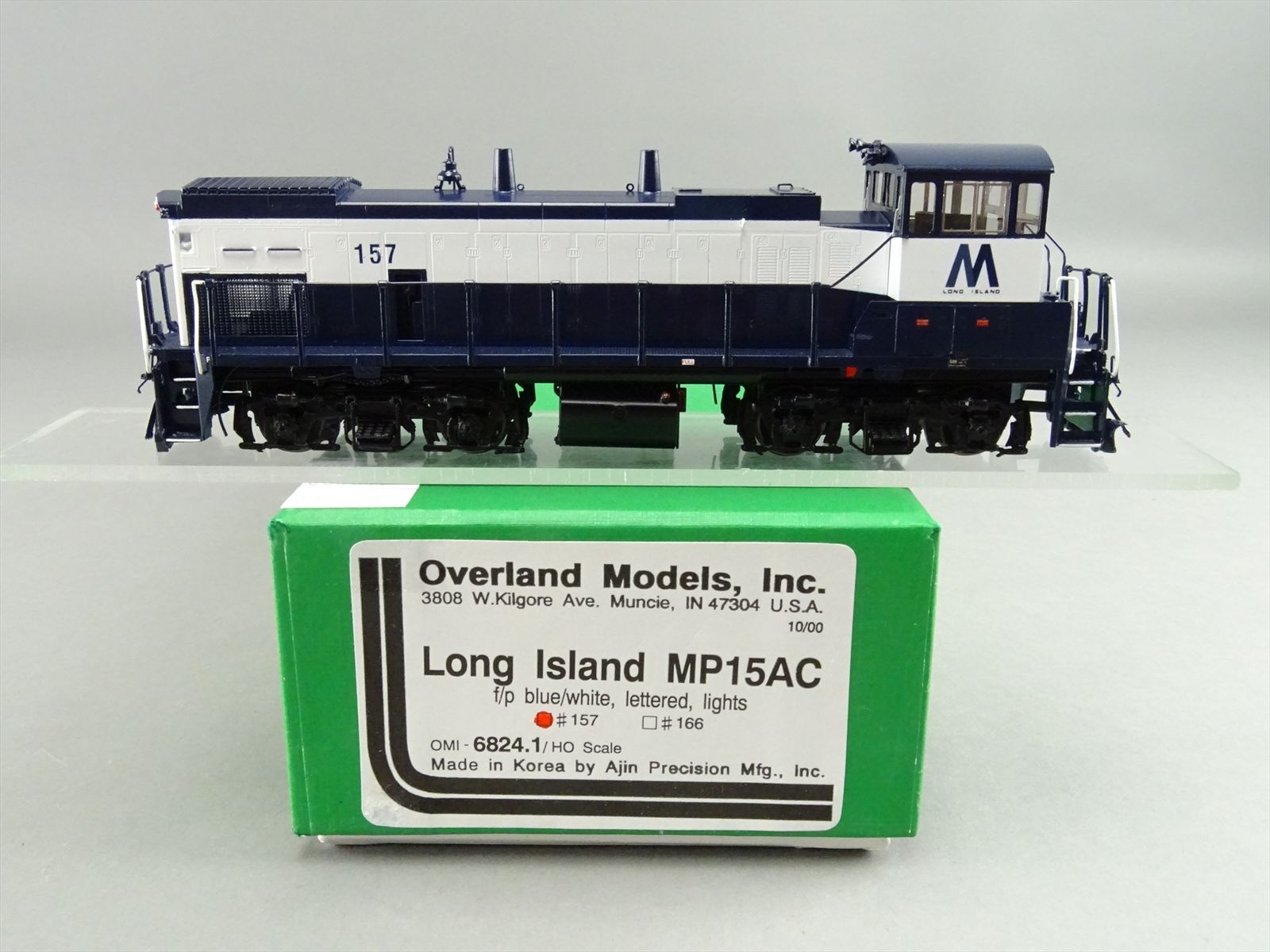 HO Brass Model - OMI 6824.1 LIRR Long Island MP15AC #157 - F/P - 2000 Run