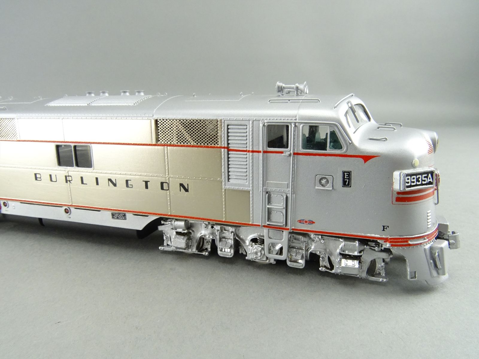 HO Brass Model - Oriental CB&Q Burlington E7 E7A 2000HP #9935A - F/Plated - 1986 Run