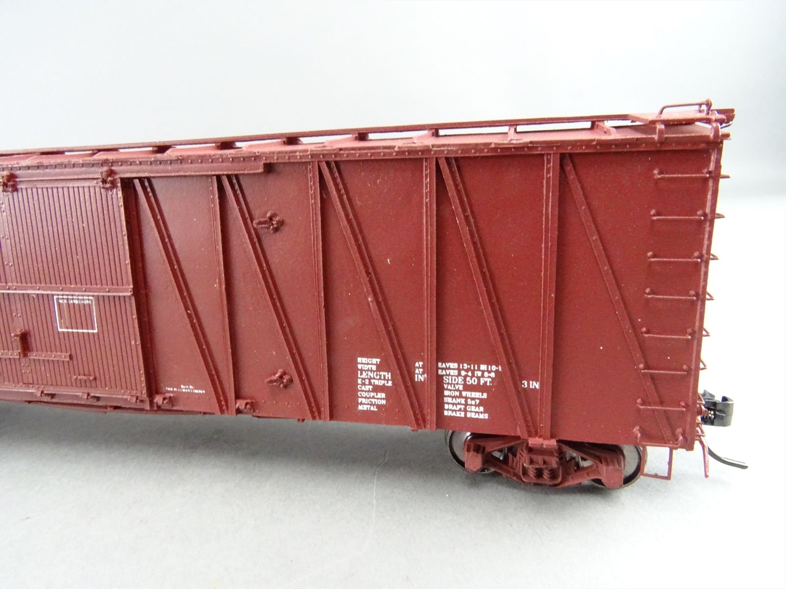 HO Built-Up Model Train Car - Southeast Scale AT&SF A50-6 Auto Boxcar ...