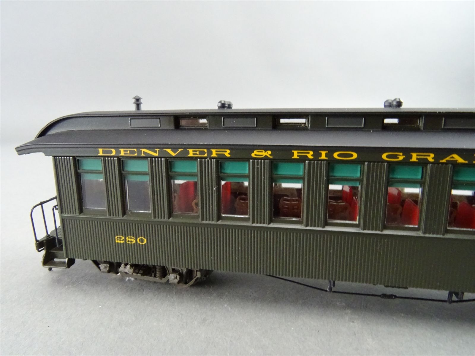 HOn3 Scale Model Passenger Car - Blackstone PN B350100 D&RGW #280 Open ...