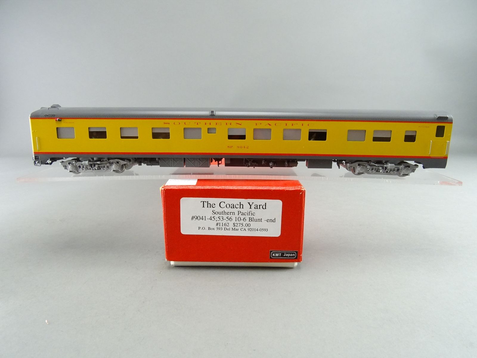 HO Brass Model - TCY 1162 SP Southern Pacific 10-6 Blunt - End Sleeper ...