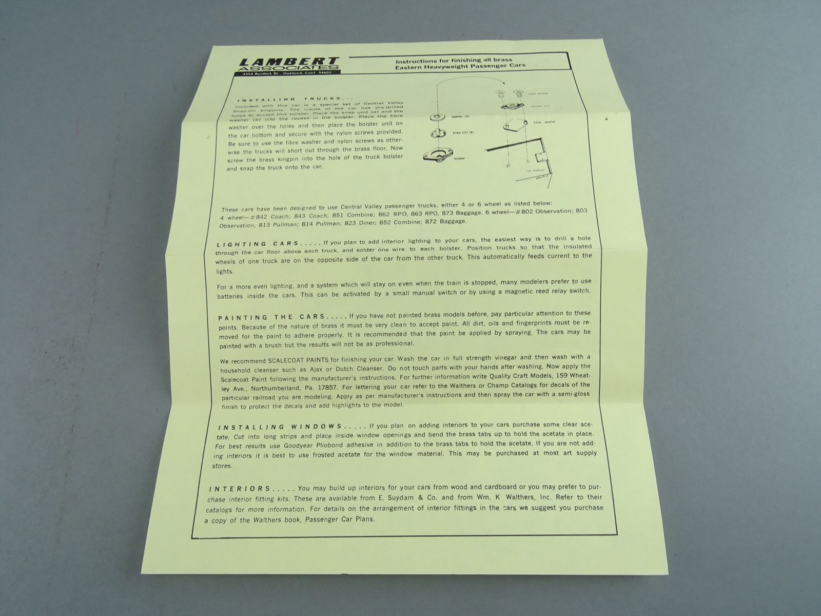 HO Brass Model - Lambert 8040 C&O Chesapeake & Ohio Dome Observation ...