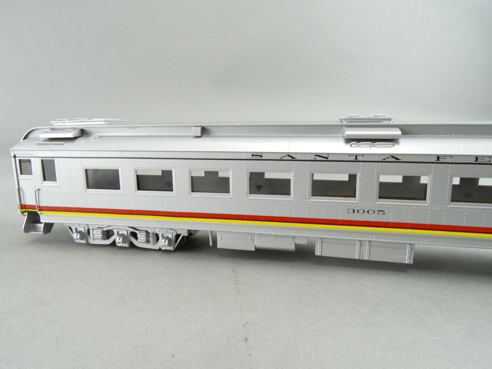 HO Brass Model - HCB AT&SF Santa Fe HW Heavyweight Coach #3005 - Custom ...