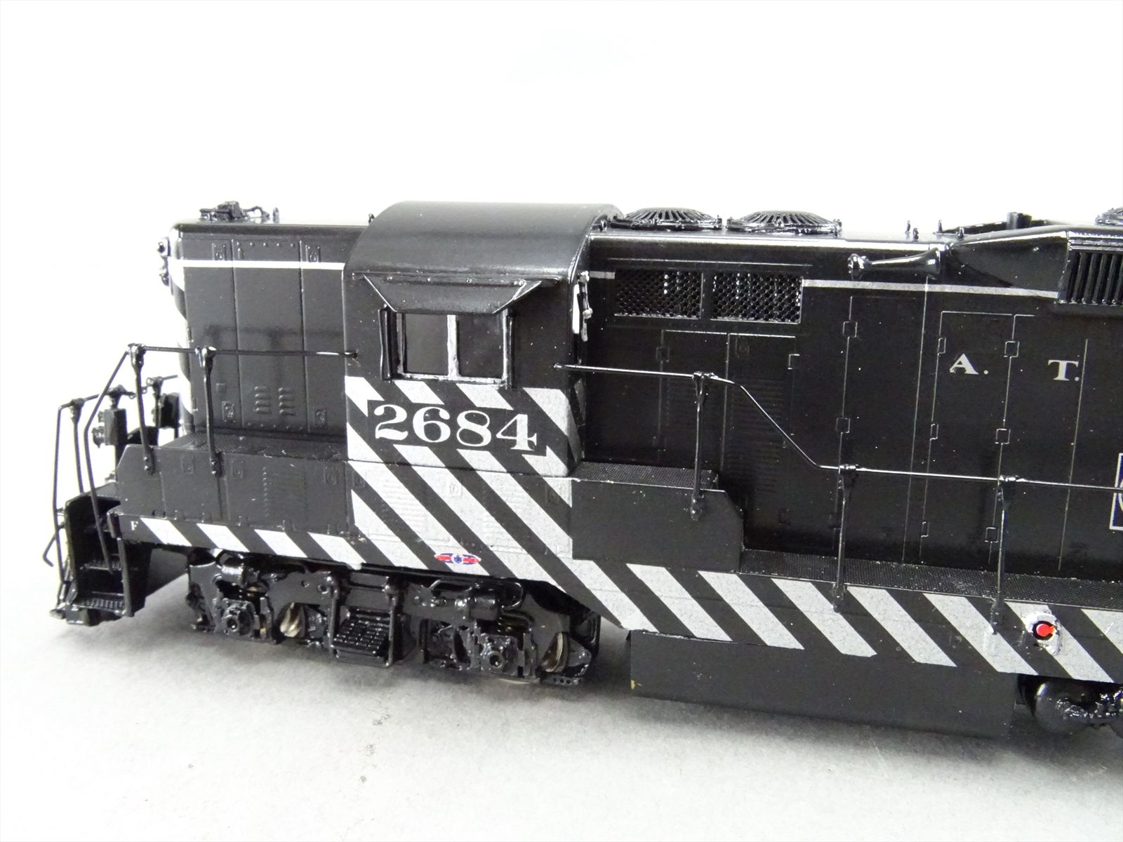 HO Brass Model - Key AT&SF Santa Fe EMD GP-7 Phase I #2684 - Custom ...