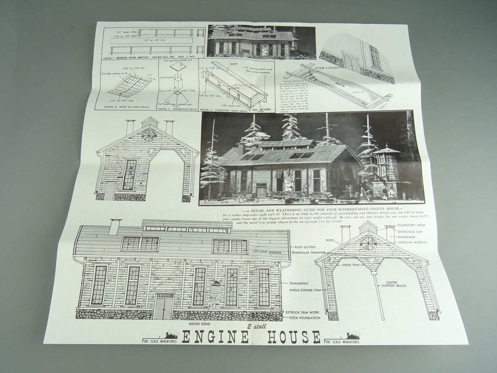 HO Scale Craftsman Kit - FSM Fine Scale Miniatures Kit #35 2 Stall ...