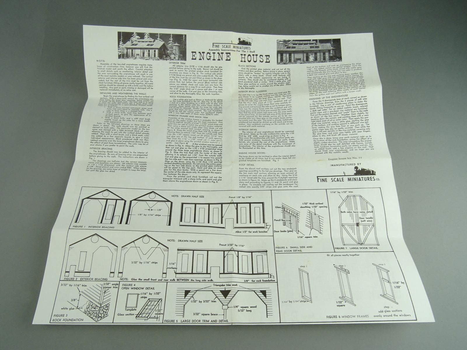 HO Scale Craftsman Kit - FSM Fine Scale Miniatures Kit #35 2 Stall ...