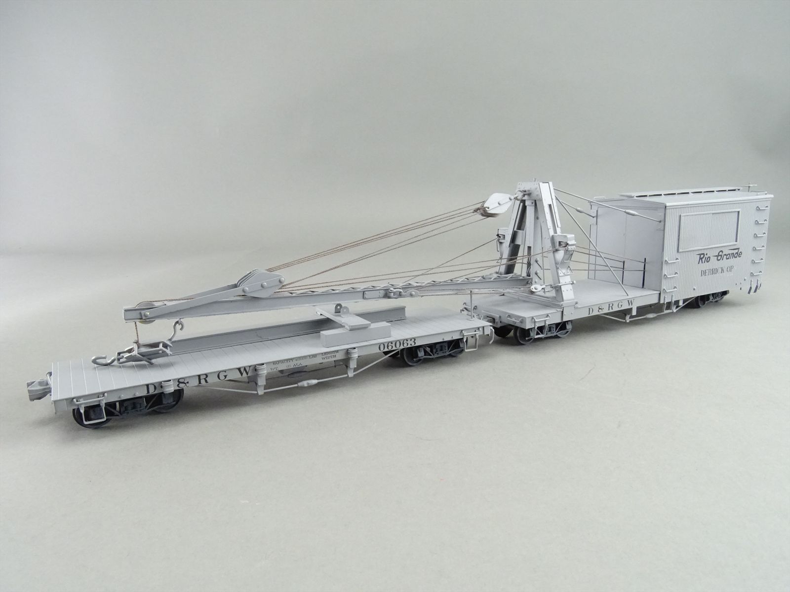 On3 Brass Model Train - WMC Westside D&RGW Rio Grande Derrick OP w ...