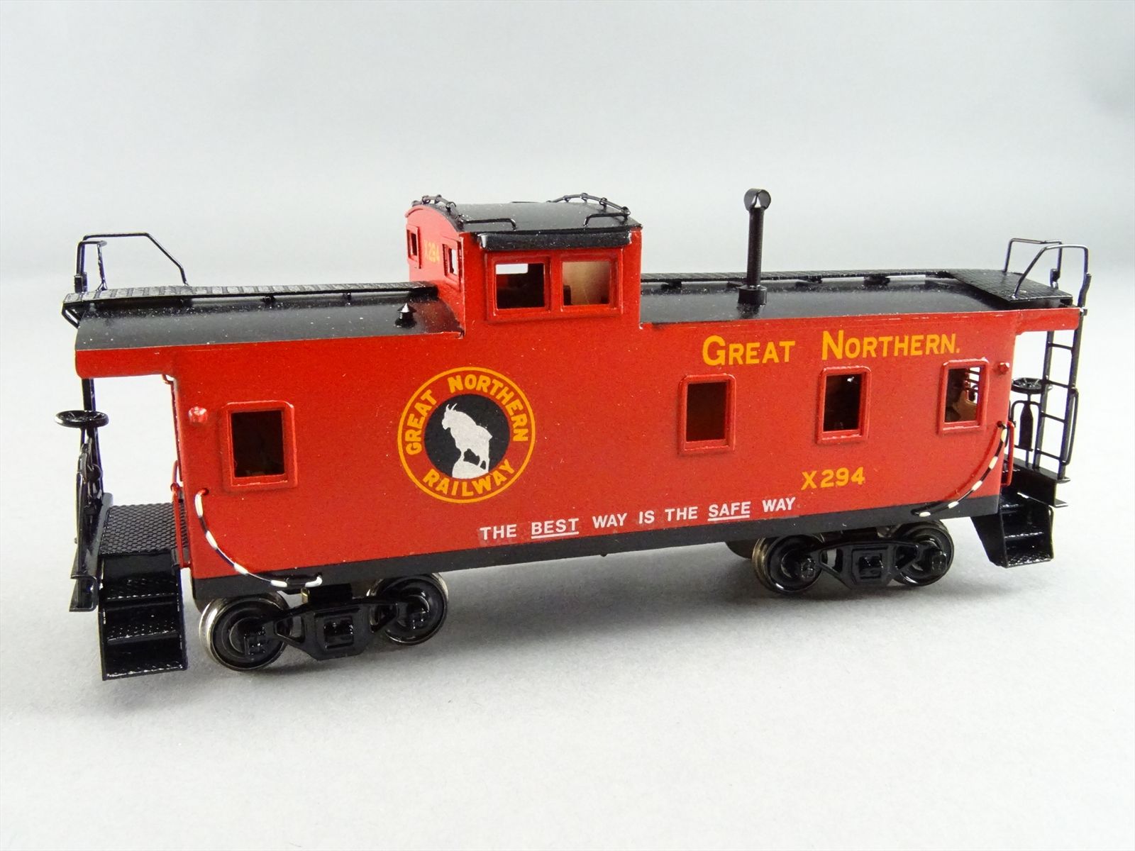 HO Brass Model - OMI 1236 GN Great Northern Steel Caboose 1945 Era # ...
