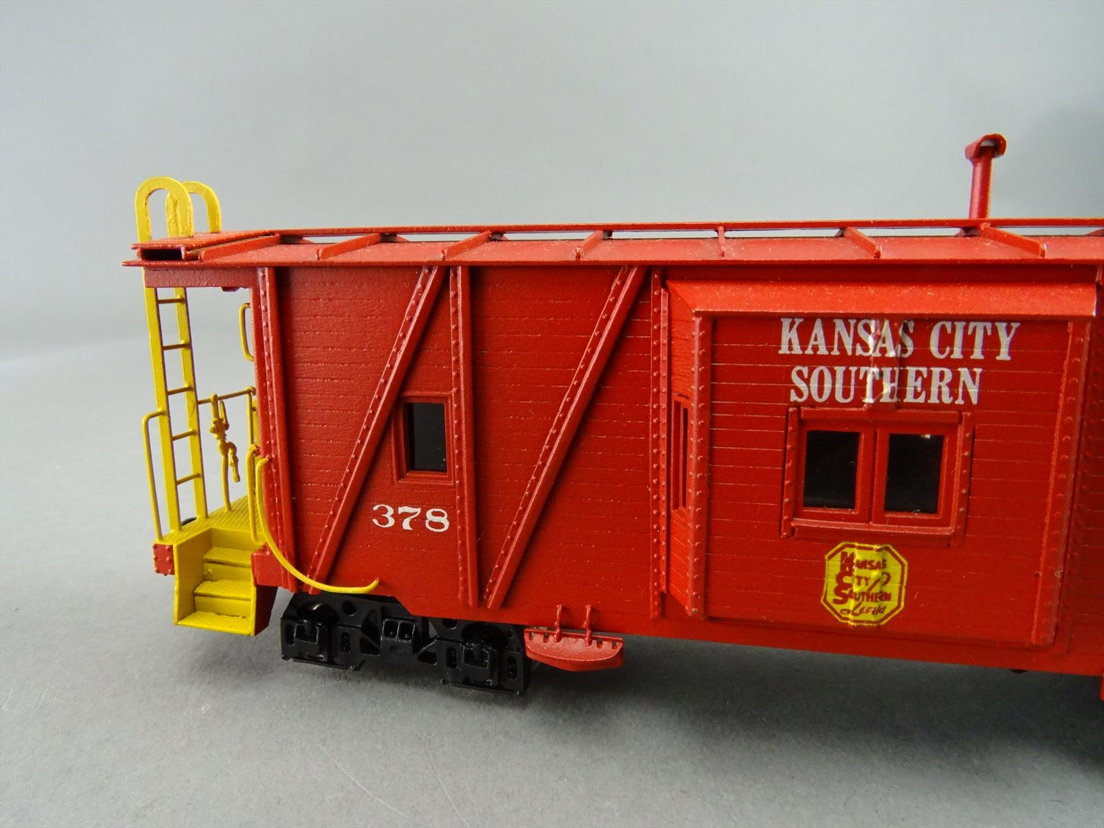 HO Brass Model - Hallmark KCS Kansas City Southern Bay Window Caboose ...