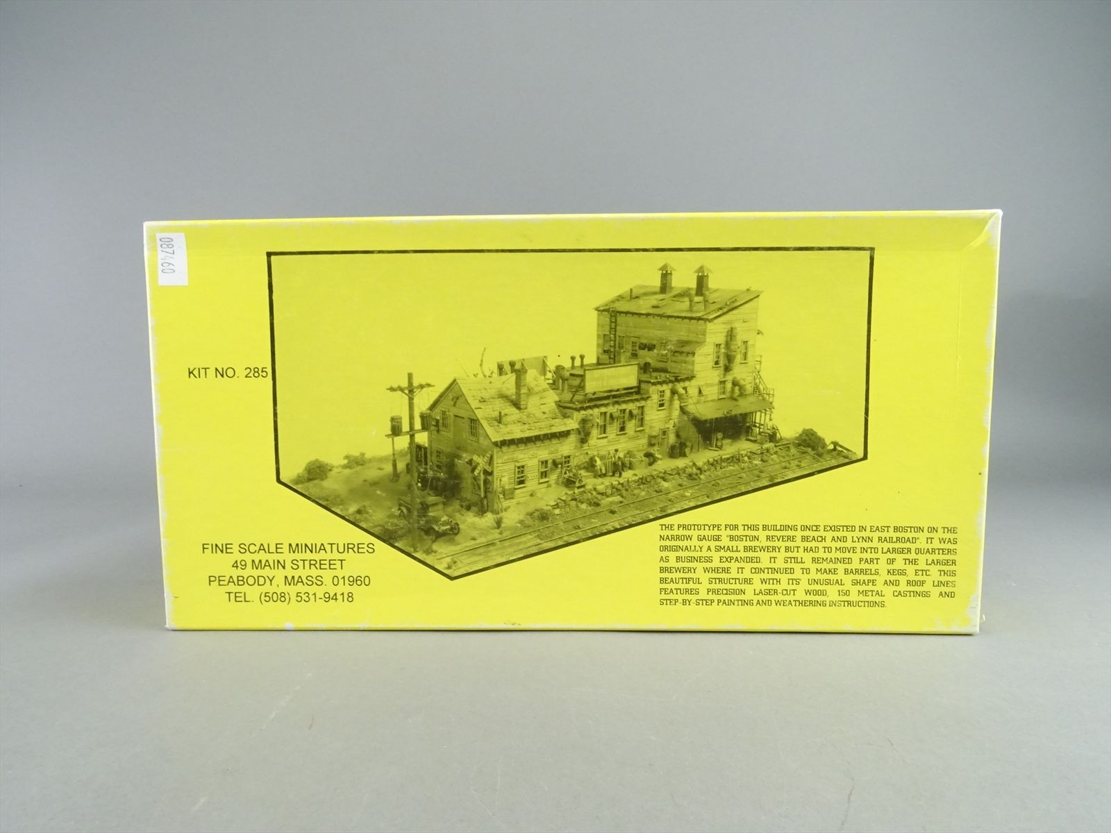 HO Scale Craftsman Kit - FSM Fine Scale Miniatures Kit No. 285 ...