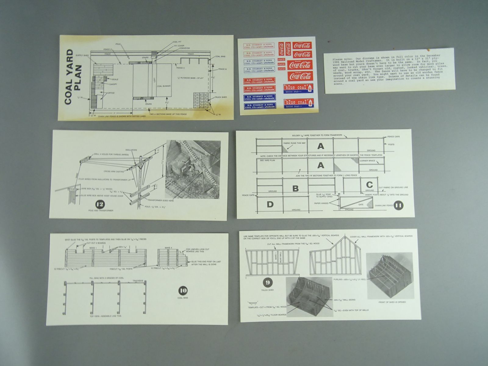 HO Craftsman Kit - FSM Fine Scale Miniatures Kit #245 - Starkey Coal ...