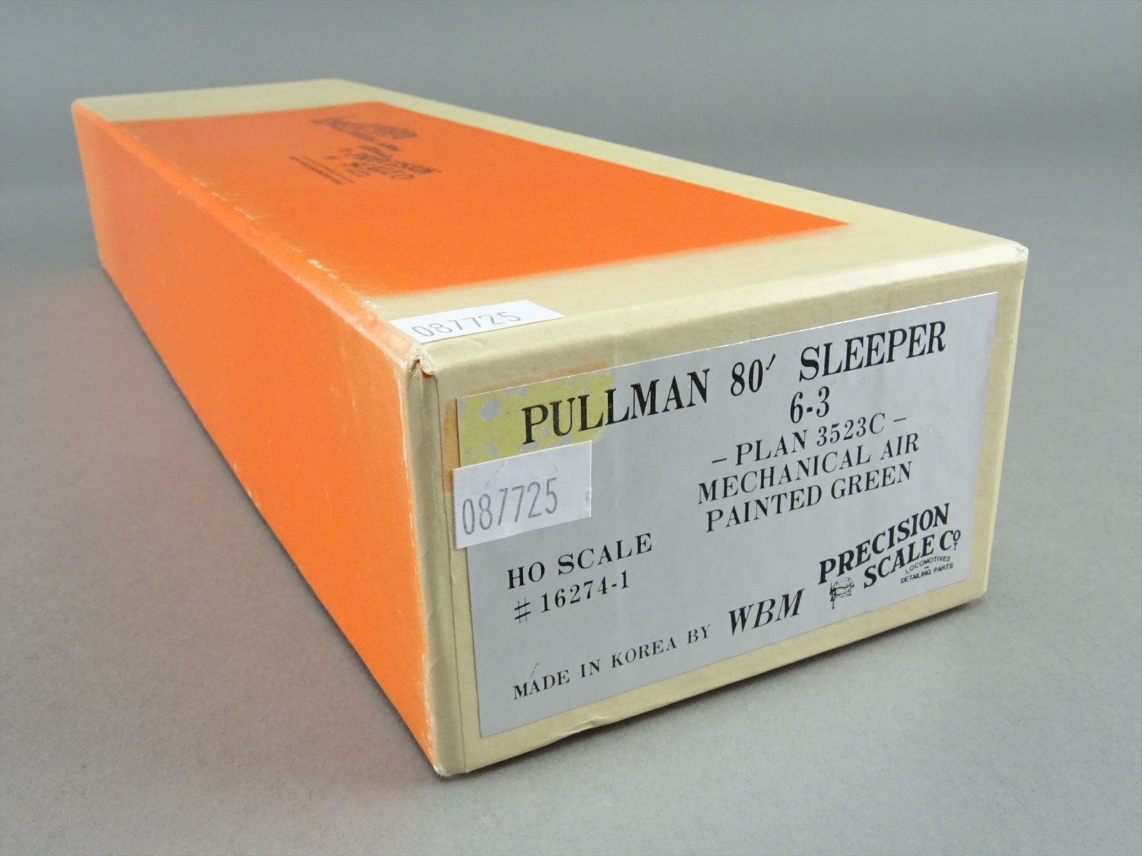 HO Brass Model - PSC 16274-1 Pullman HW Heavyweight 80' 6-3 Sleeper ...