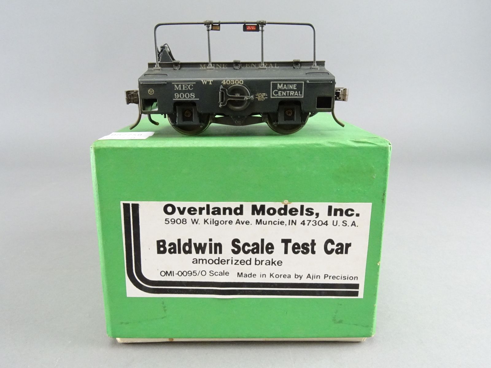 O Brass Model - OMI 0095 MEC Maine Central Baldwin Scale Test car #9008 ...