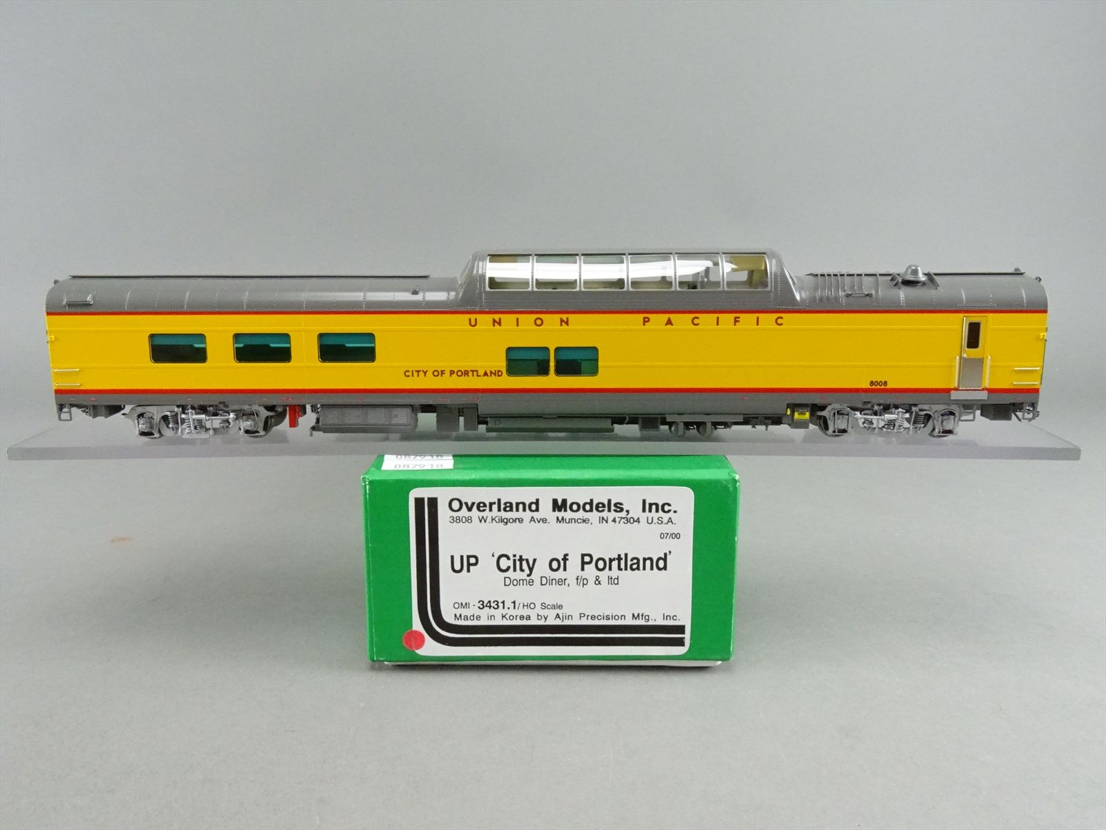 HO Brass Model Train - OMI 3431.1 Overland UP Union Pacific City of ...