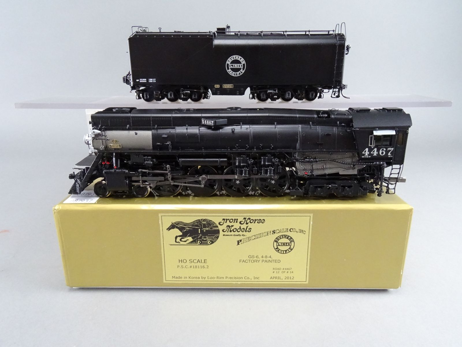 HO Brass Model - PSC 18116-2 Precision Scale Southern Pacific GS-6 4-8 ...