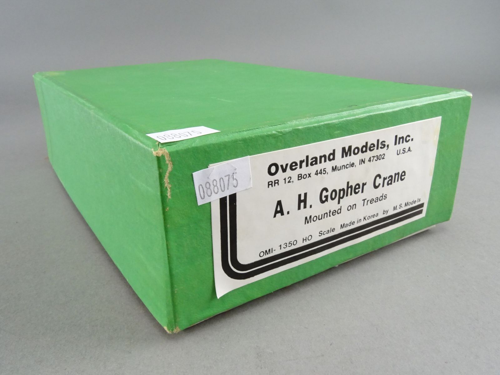 HO Brass Model - OMI 1350 - AH Gopher Crane Mounted On Treads - Unpainted