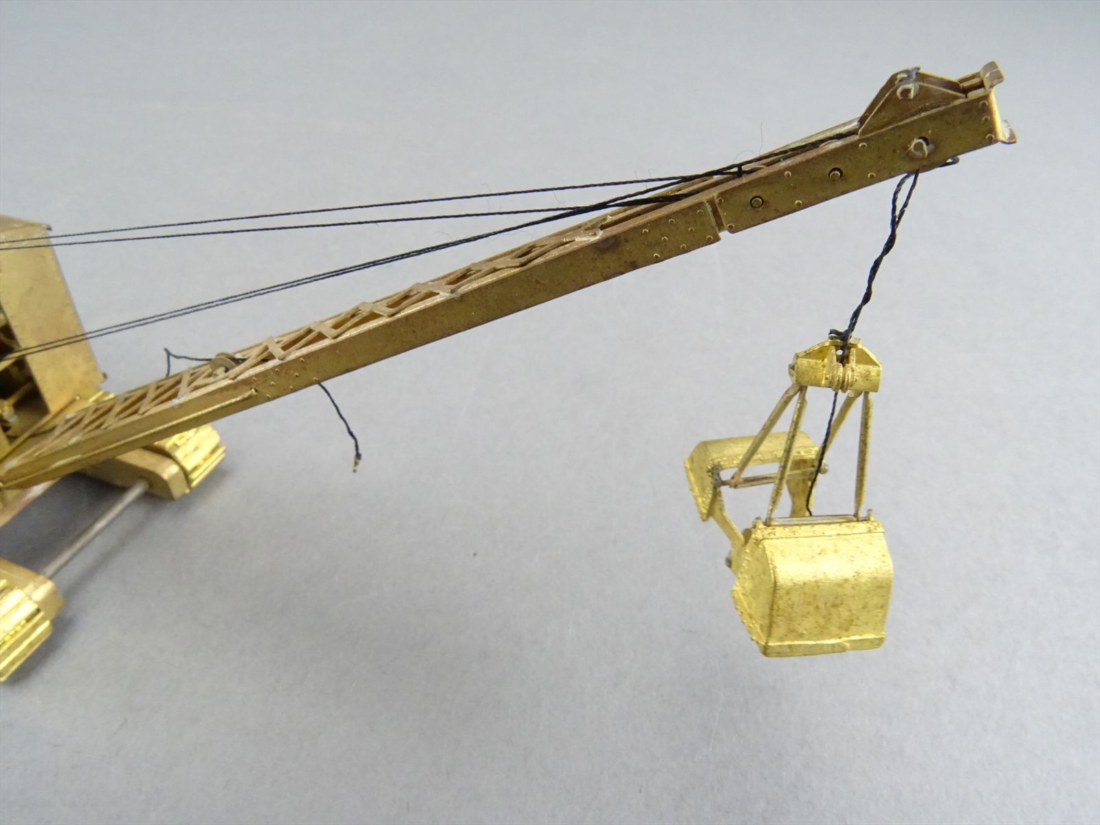 HO Brass Model - OMI 1350 - AH Gopher Crane Mounted On Treads - Unpainted
