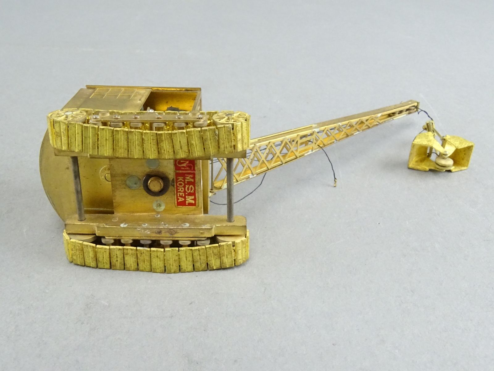HO Brass Model - OMI 1350 - AH Gopher Crane Mounted On Treads - Unpainted