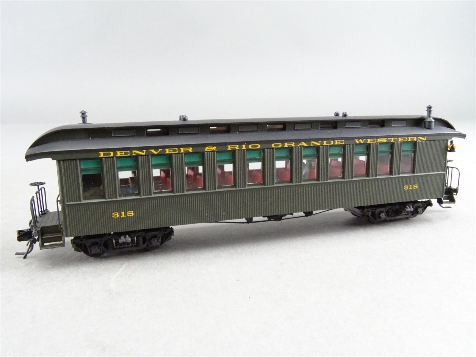 HOn3 Scale Model Passenger Car - Blackstone PN B350105 D&RGW #318 Open ...