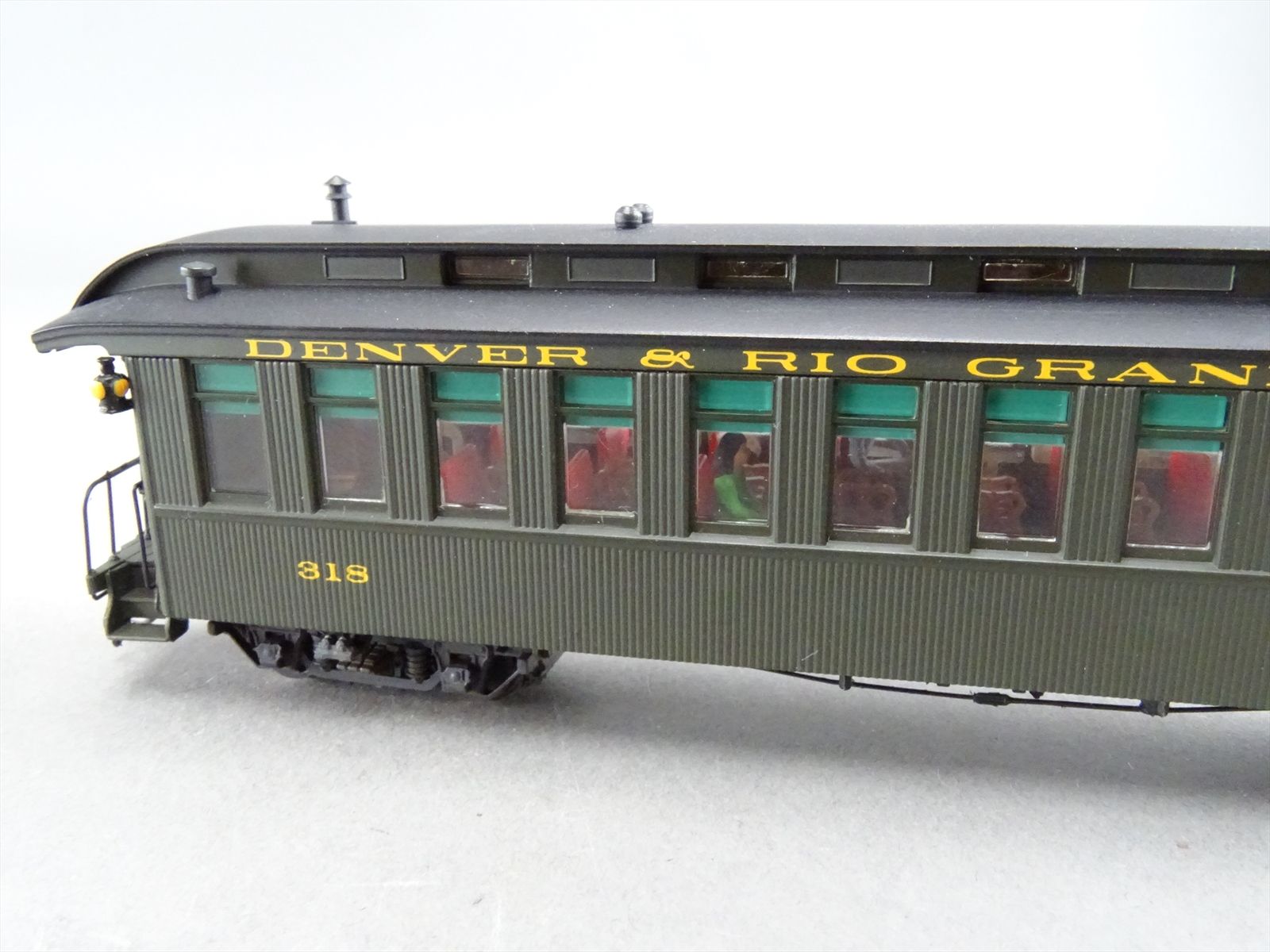 HOn3 Scale Model Passenger Car - Blackstone PN B350105 D&RGW #318 Open ...