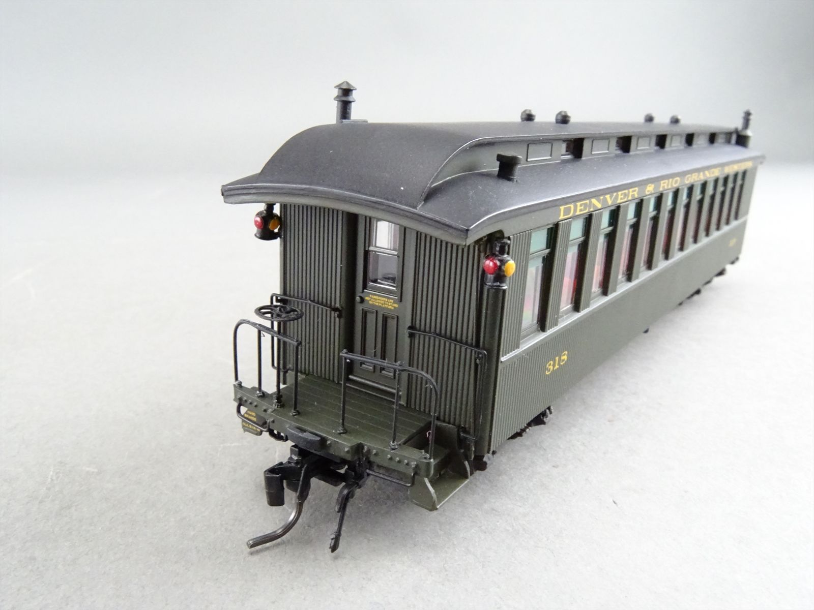 HOn3 Scale Model Passenger Car - Blackstone PN B350105 D&RGW #318 Open ...