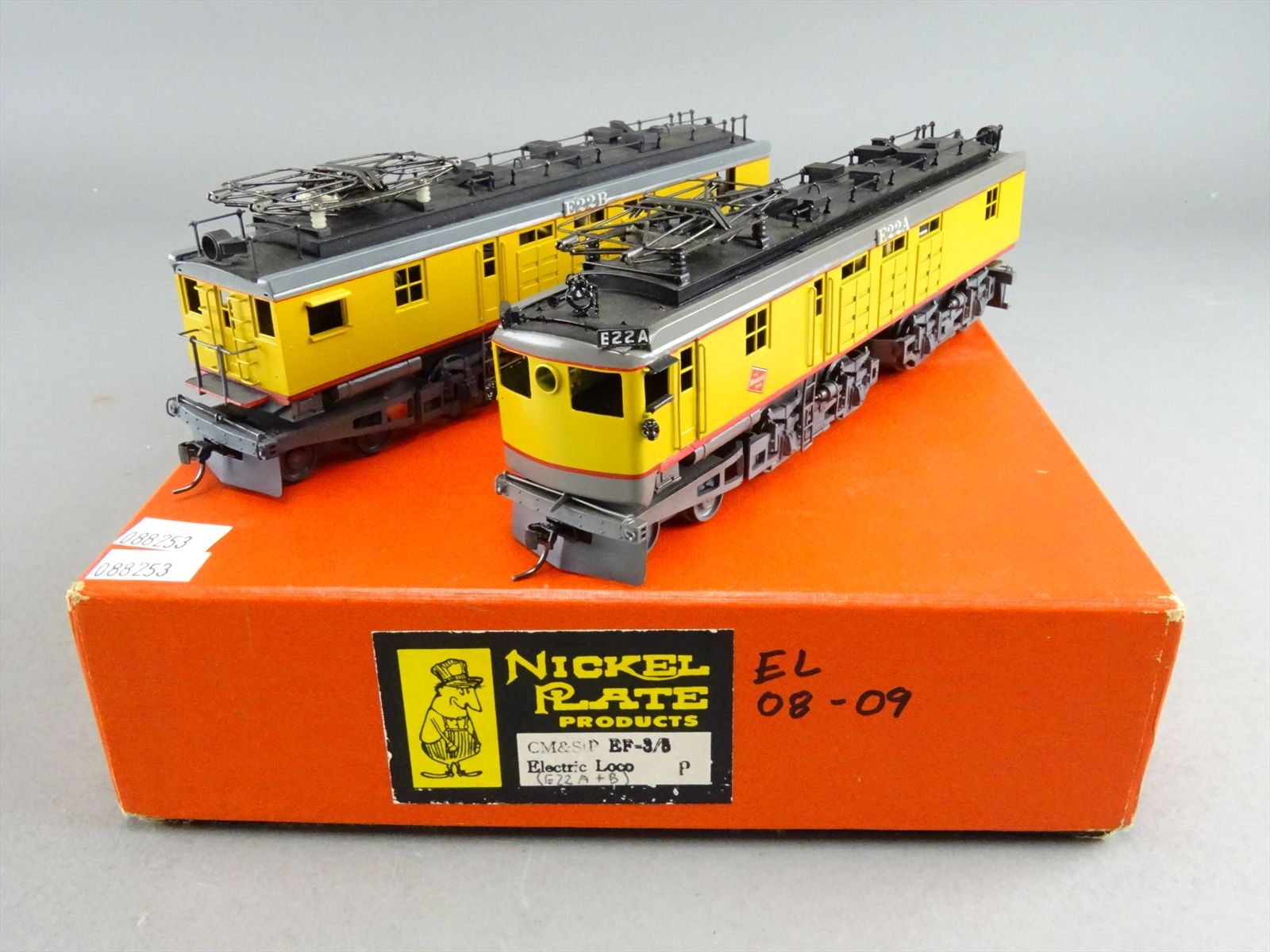 HO Brass Model - NPP Milwaukee Road EF-1 + EF-3 Electric Box Cab 2 Unit ...