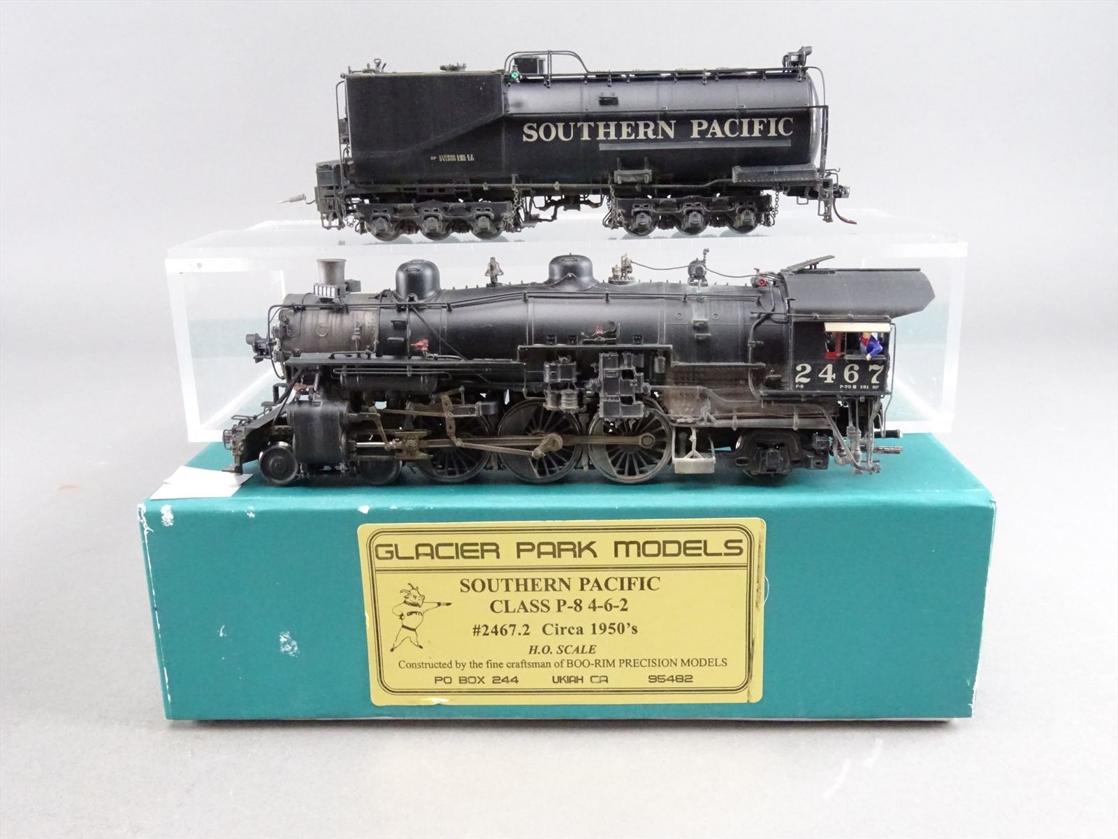HO Brass Model - GPM 2467.2 SP Southern Pacific P-8 4-6-2 1950's #2467 ...