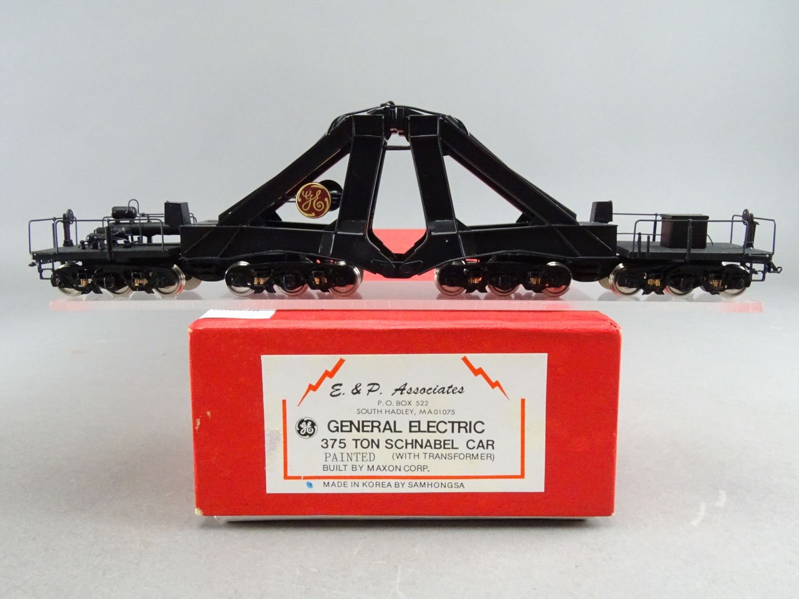 HO Brass Model - E&P GE General Electric 375 Ton Schnabel Car - F/P ...