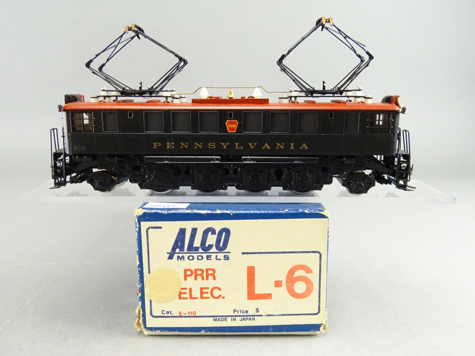 HO Brass Model - ALCO Models E-110 PRR Pennsylvania L-6 Box Cab ...