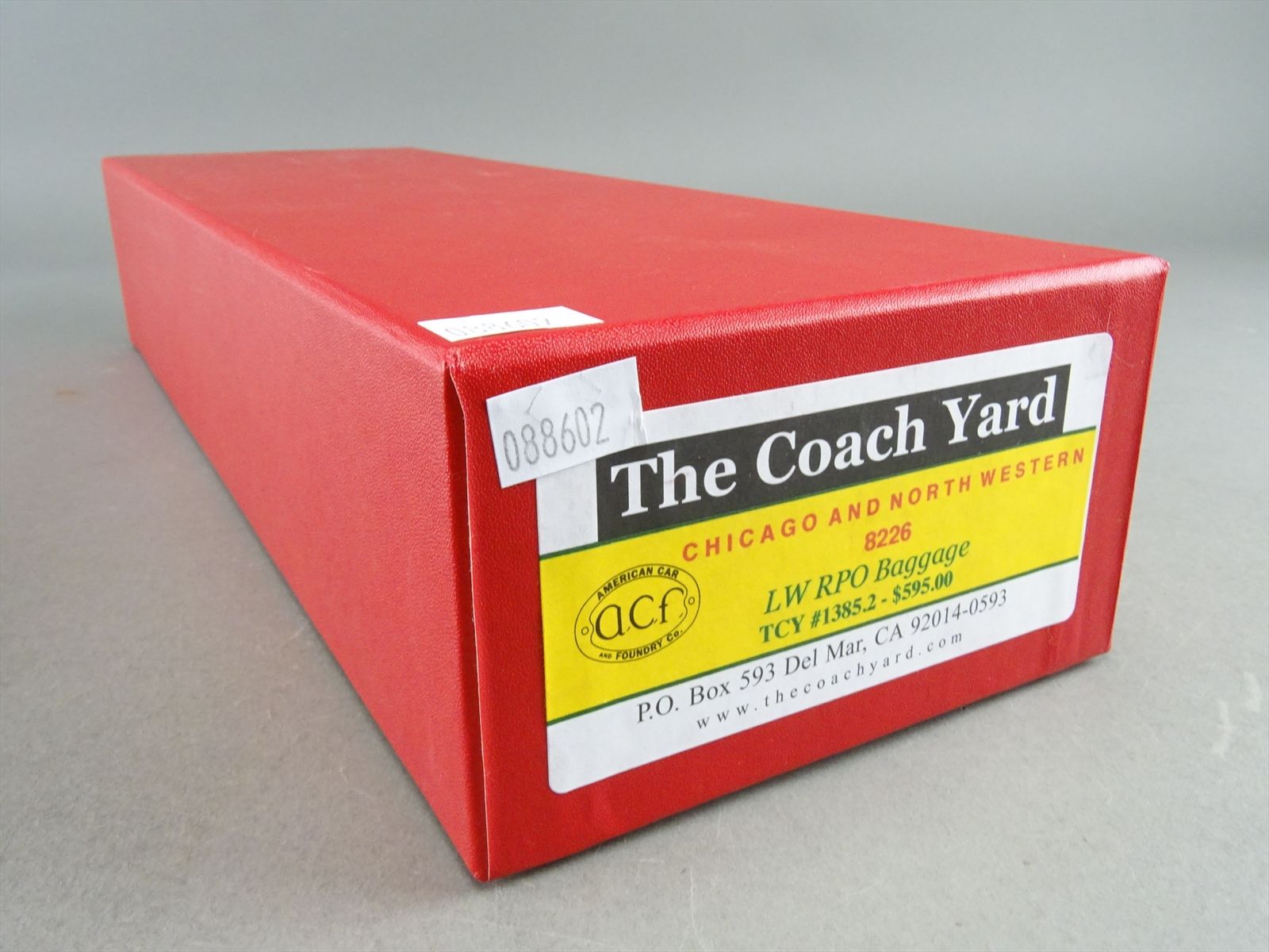 HO Brass Model - TCY 1385.2 C&NW Chicago & Northwestern RPO Baggage ...