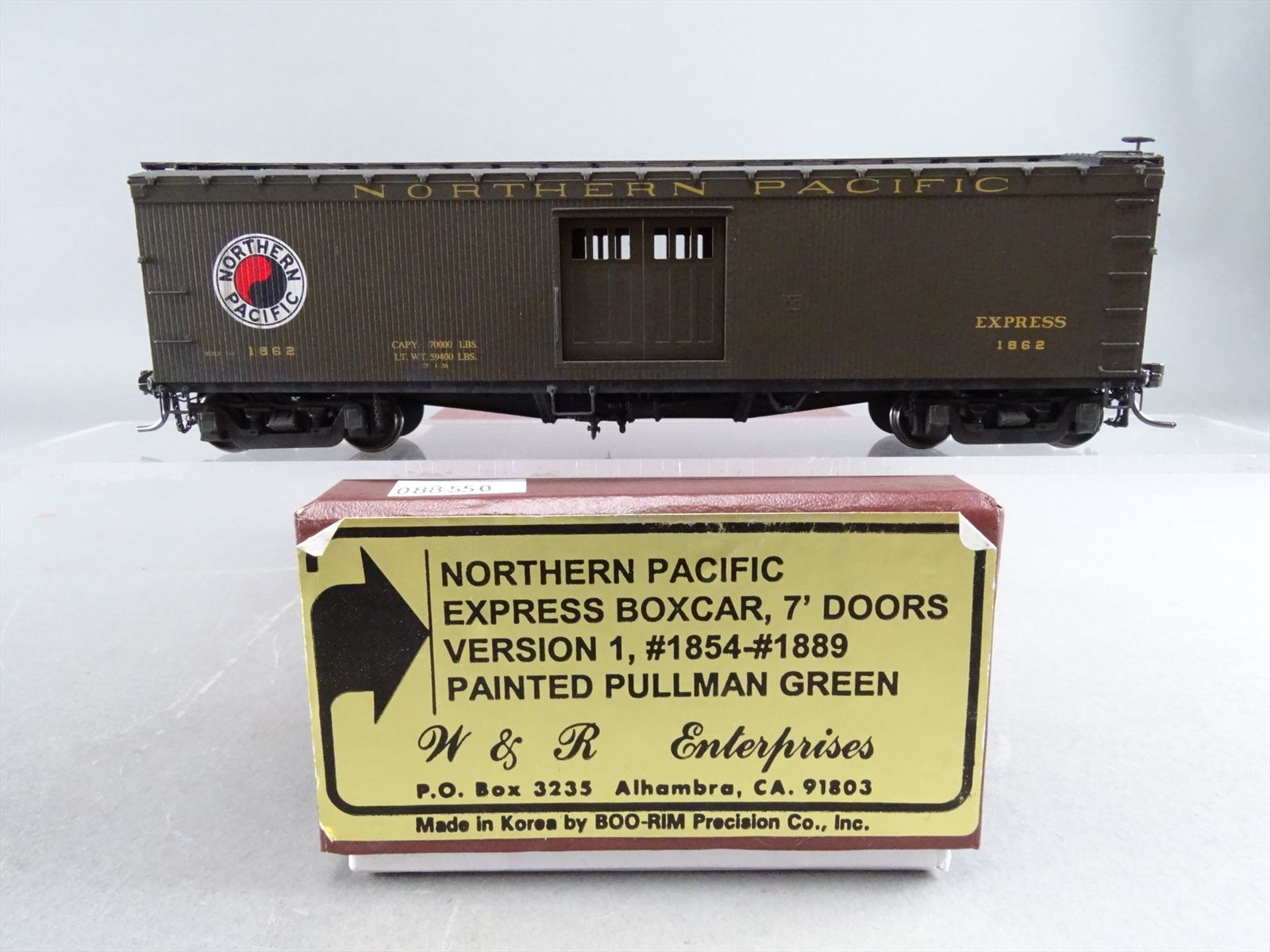 HO Brass Model - W&R NP Northern Pacific Express Boxcar 7' Doors ...