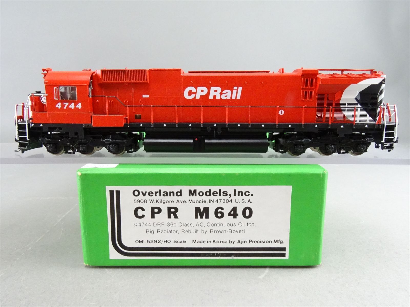 HO Brass Model - OMI 5292 CP CPR Canadian Pacific M640 #4744 - Pro ...