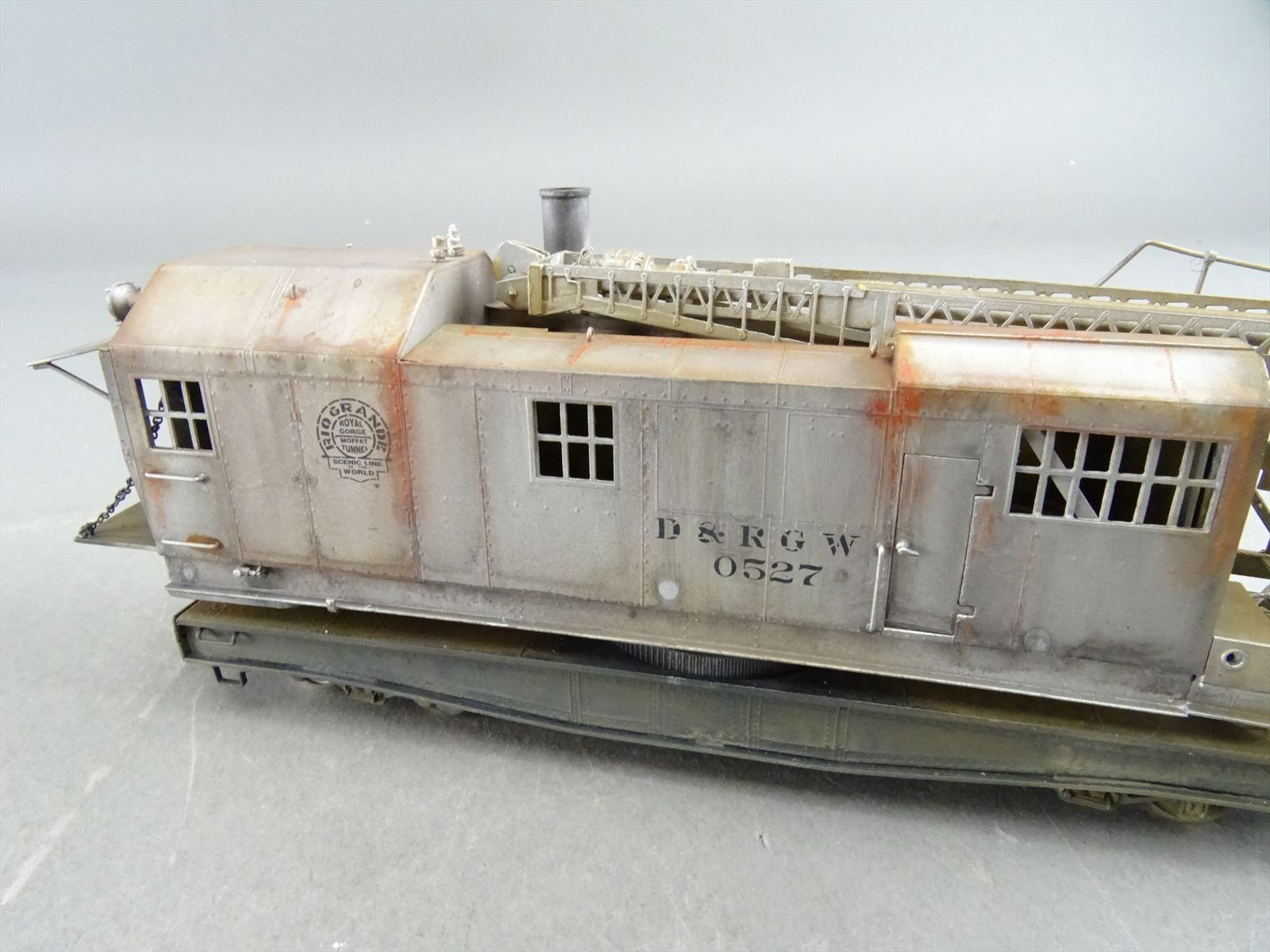 HO Brass Model - OMI 1328 UP as D&RGW Rio Grande Pile Driver Fishbelly ...