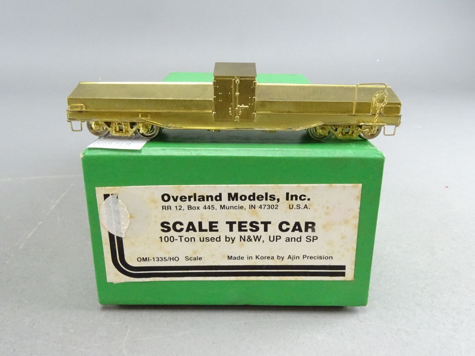 HO Brass Model - OMI 1335 100-Ton Scale Test Car N&W / UP / SP ...