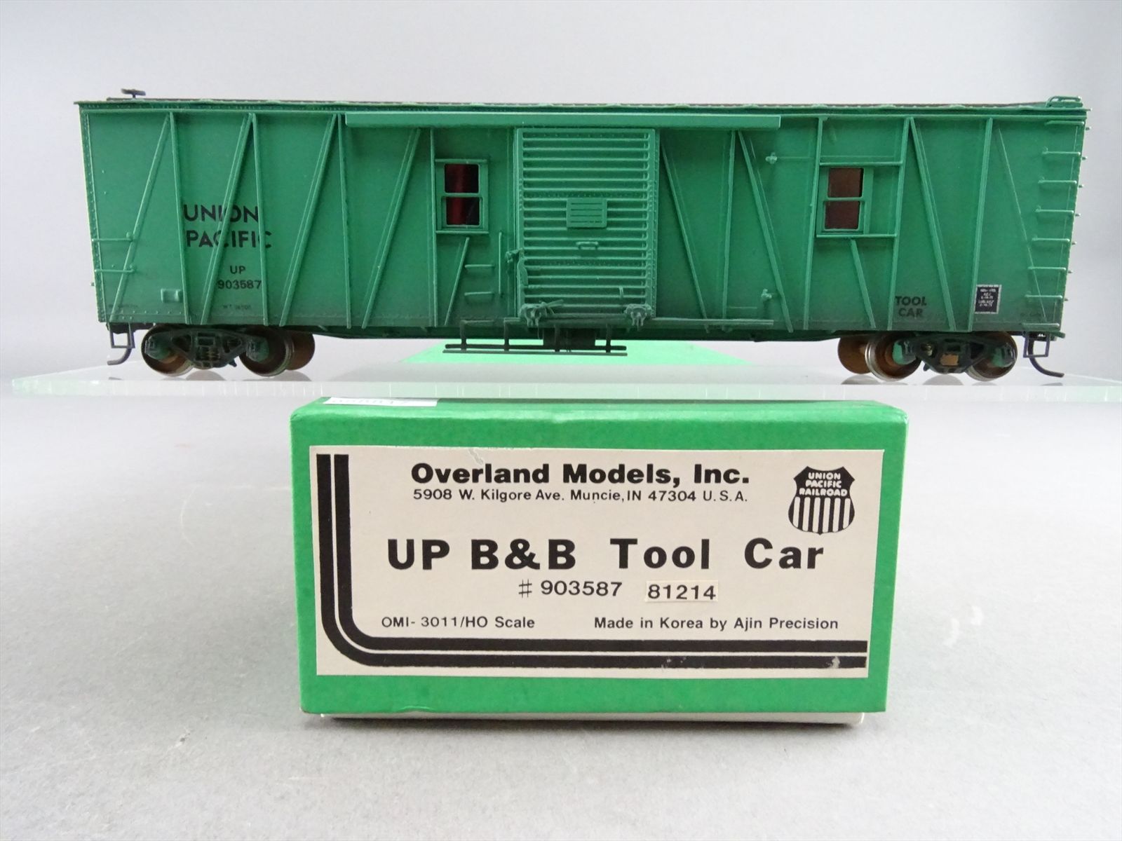 HO Brass Model - OMI 3011 UP Union Pacific B&B Tool Car #903587 - Pro ...