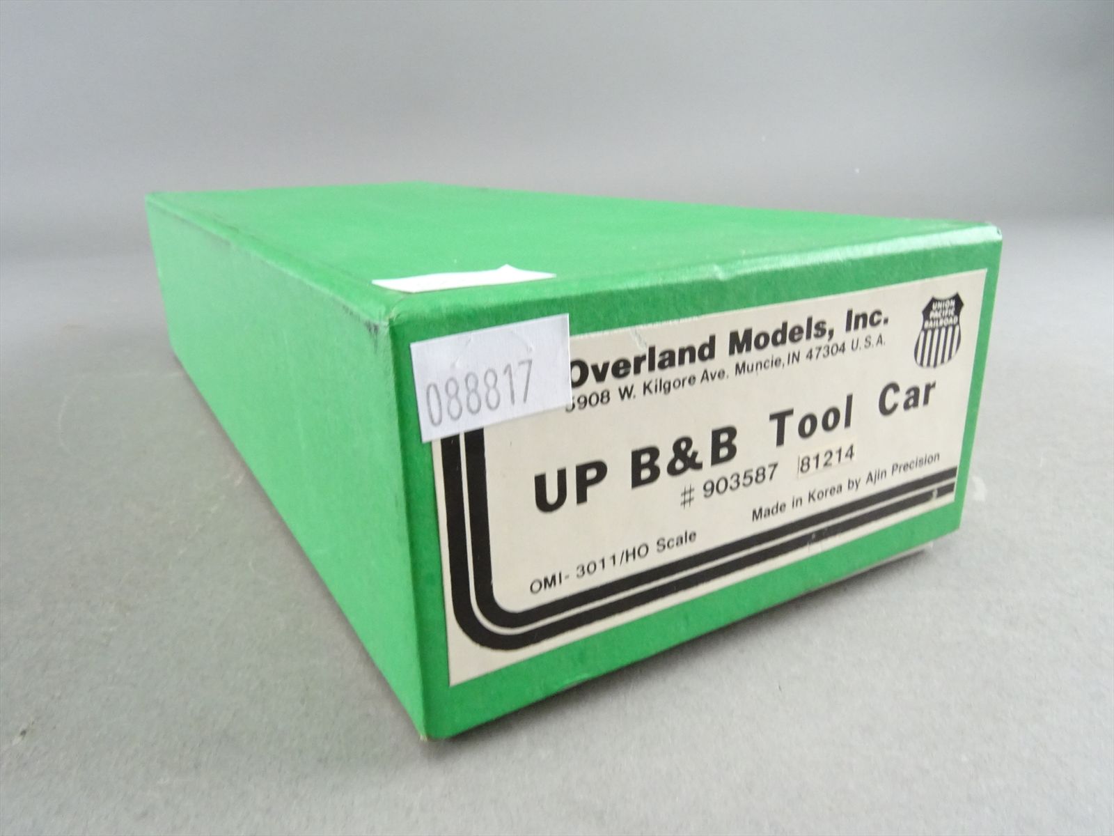 HO Brass Model - OMI 3011 UP Union Pacific B&B Tool Car #903587 - Pro ...