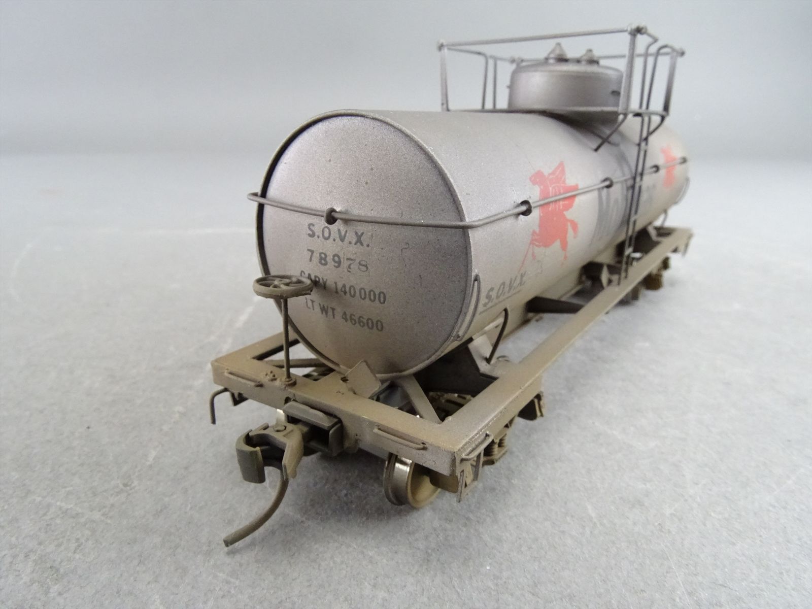 HO Brass Model - PSC 15666 10,000 Gallon Tank Car - Mobilgas SOVX ...